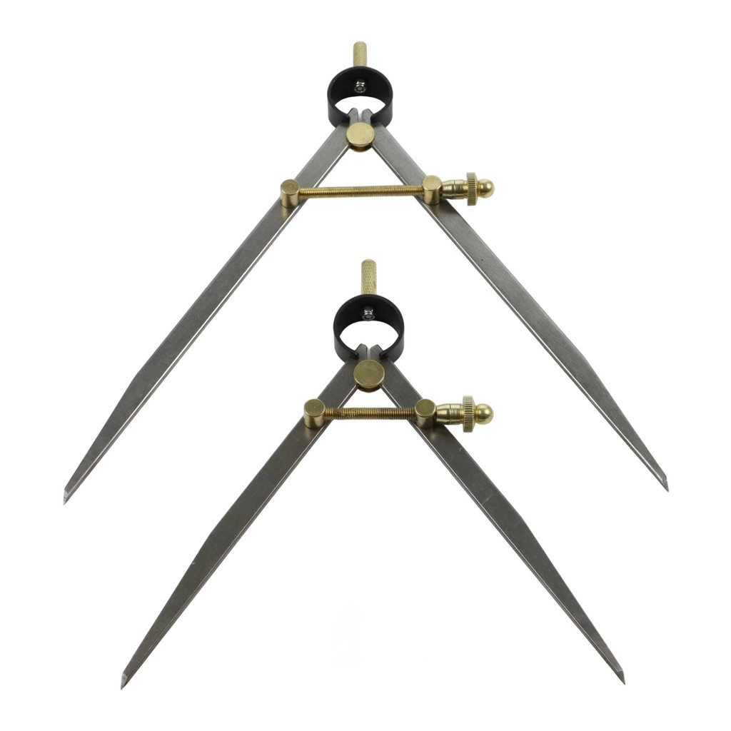 (ONMA-PH) 2PCS Adjustable Lockable Spring Wing Divider Calipers, Steel ...
