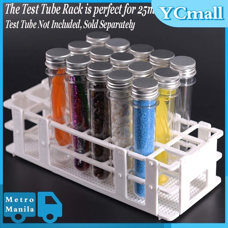60holes Test Tube Stand Plastic Test Tube Rack For 16mm Test Tubes ...