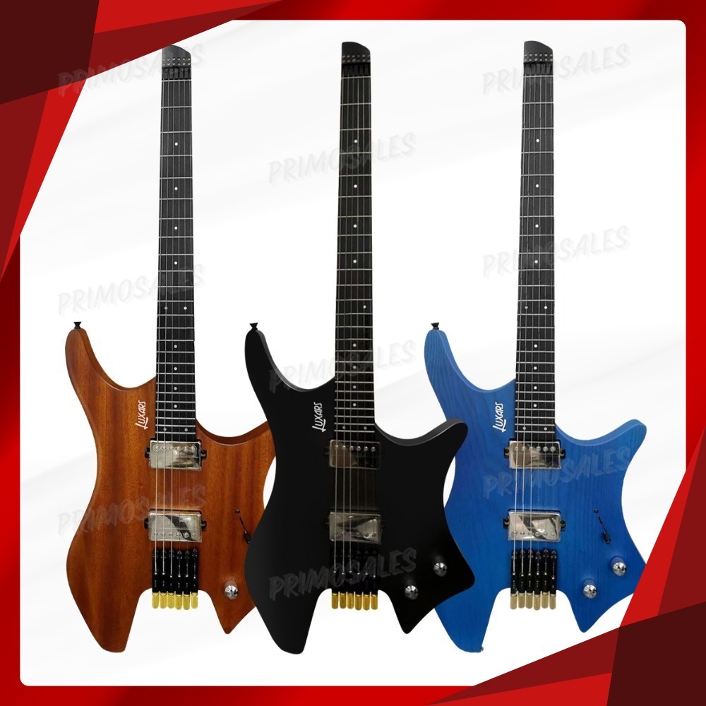 Luxars S-G62 Headless Electric Guitar (Good sound quality) | Shopee ...