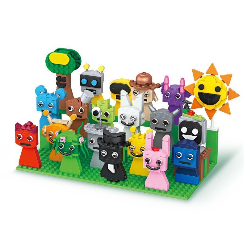 Sprunki Building Block Set - Music Rhythm Box Lego-Compatible Toy (PVC ...