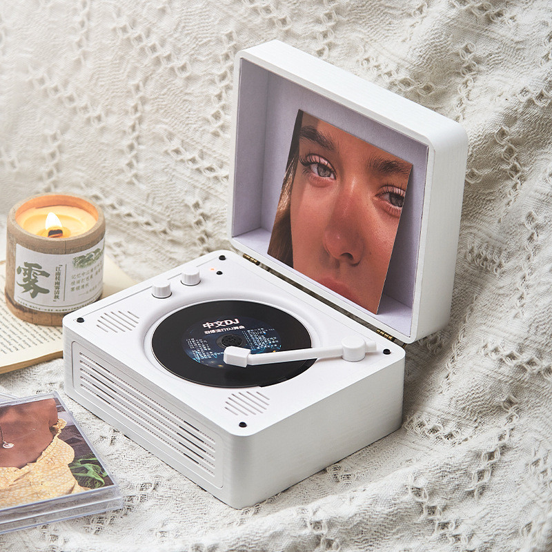 YHX 1900A Album CD player, retro bluetooth integrated speaker, music ...
