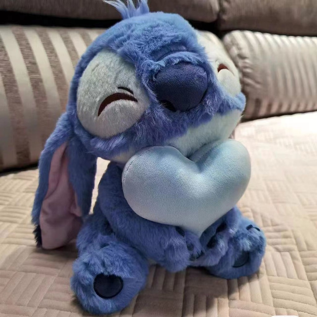 Love Heart Stitch Plush Toy Cute Hug Heart Doll Holiday Gift for ...