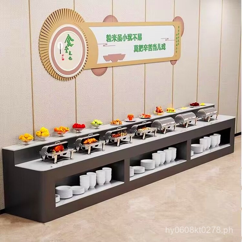 Food Pickup Counter Dish Tray#Wall-Mounted Restaurant Fruit Table ...