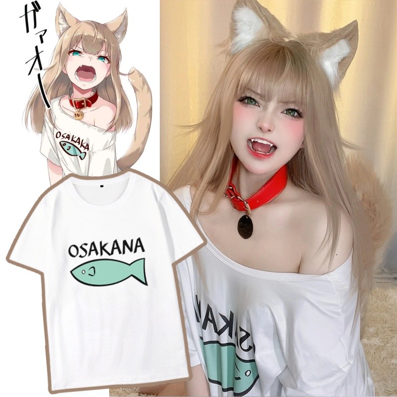 40Hara Kinako Cat Girl Kinako OSAKANA Cosplay Costume Kinako Cos T ...