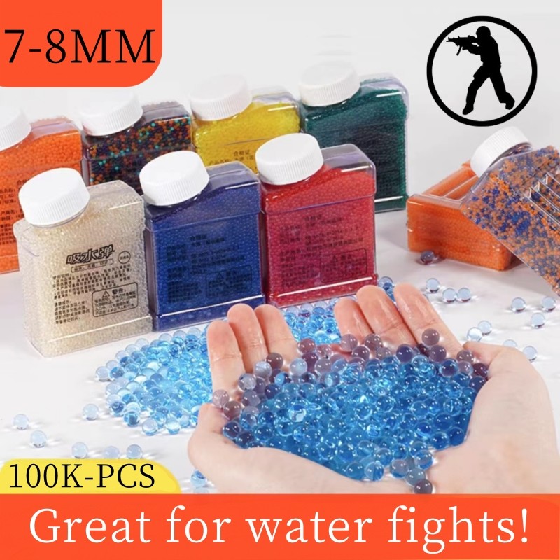 Gel Blaster Bullets 10000pcs 7-8 mm Water Blaster Vase Filler Beads DIY ...