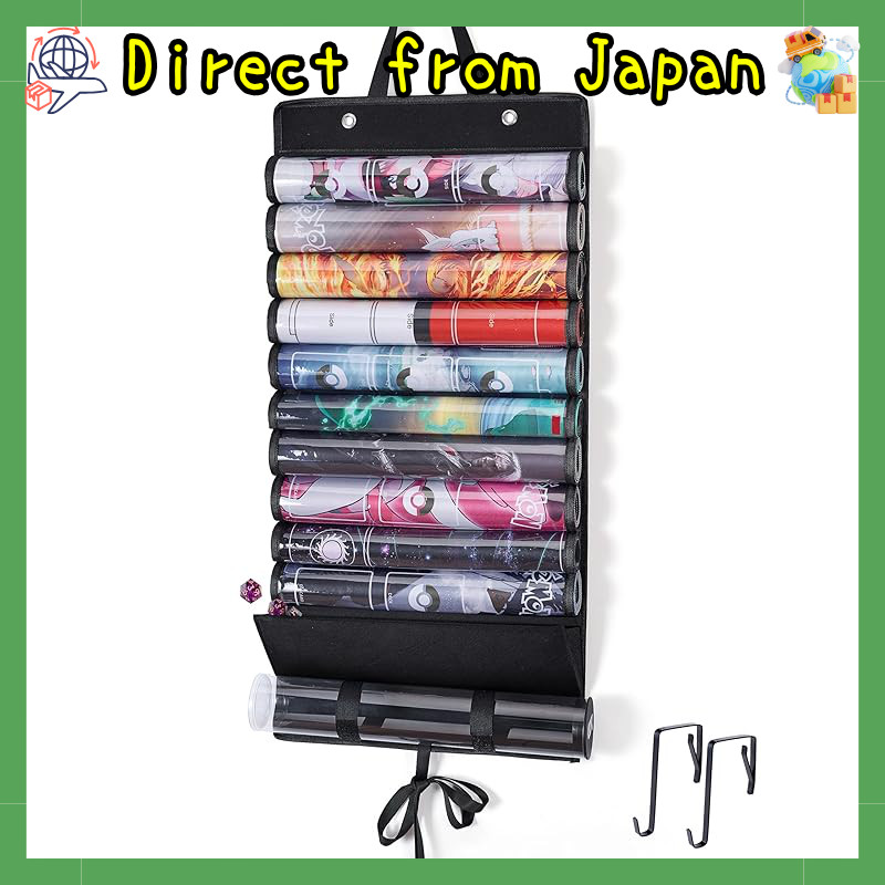 Multi-Functional Playmat Storage Case with Wall Pocket for Card Games ...