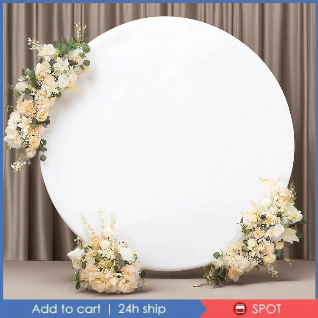 [24H SHIP] Multicolor Round Backdrop for Stand Pure Color Circle ...