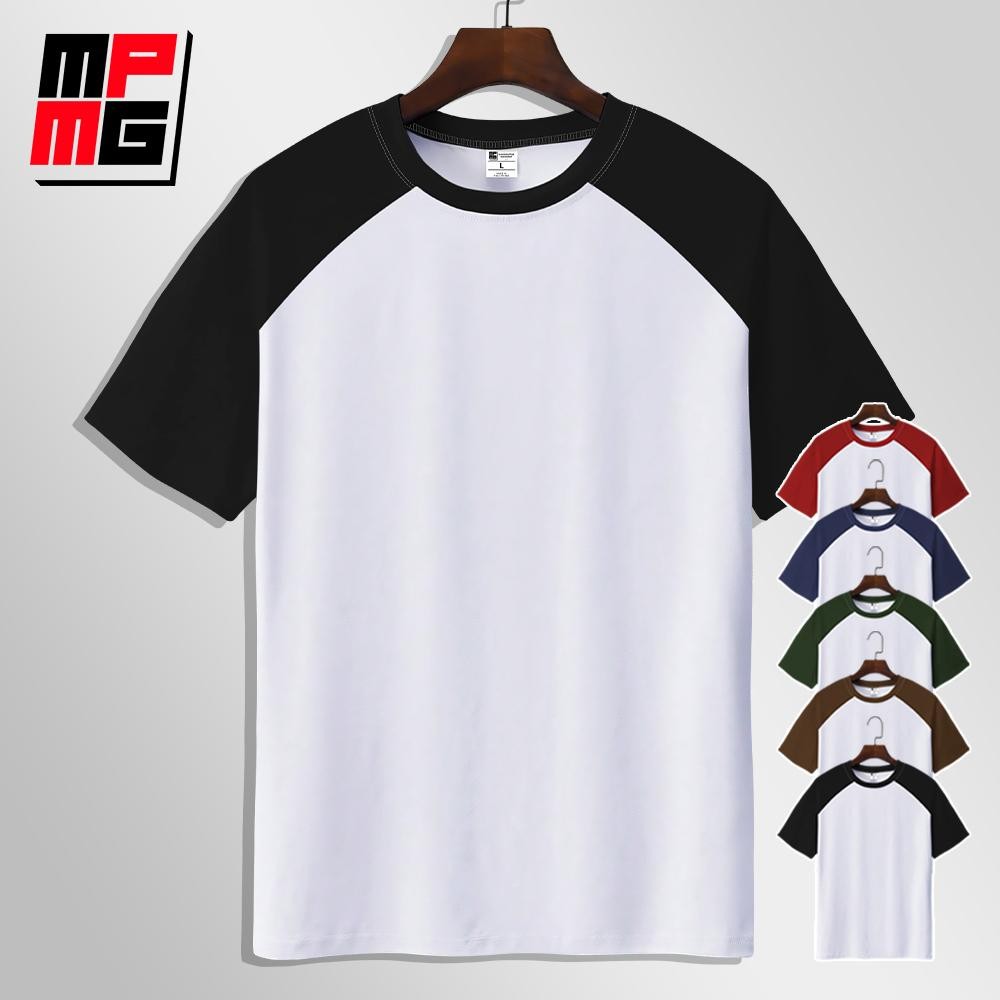 MPMG Two Toned Raglan Shirt Tshirt For Men and Women Unisex | Shopee ...