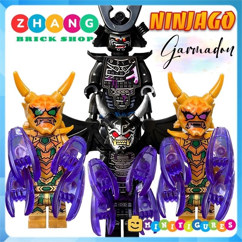 Devil Face Ninjago Oni Lloyd Oni Garmadon Zhang Brick Shop Minifigures ...