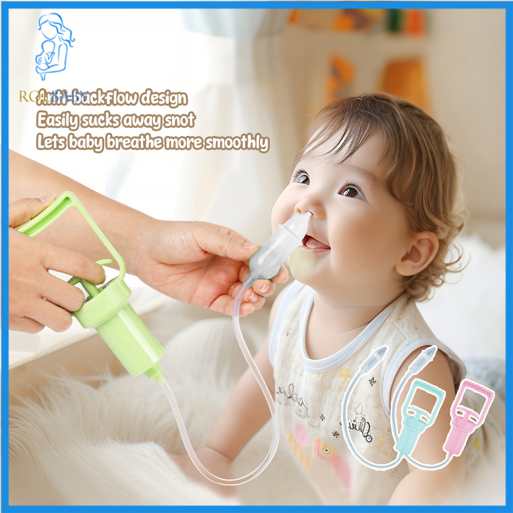Rolbaby Toddlers Nasal Aspirator Pump Portable Baby Nose Mucus Manual ...