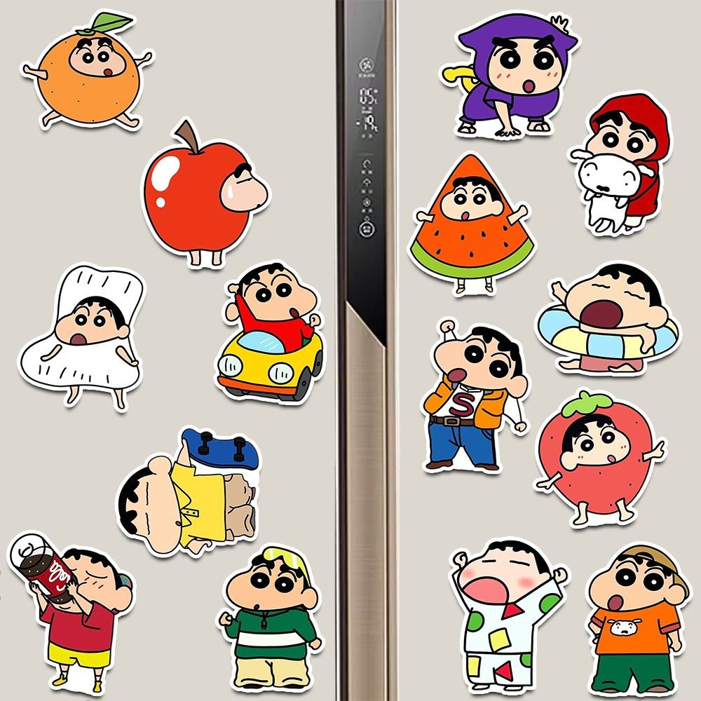 [Fluo] Cartoon Refrigerator Stickers Crayon Shin-Chan Refrigerator ...