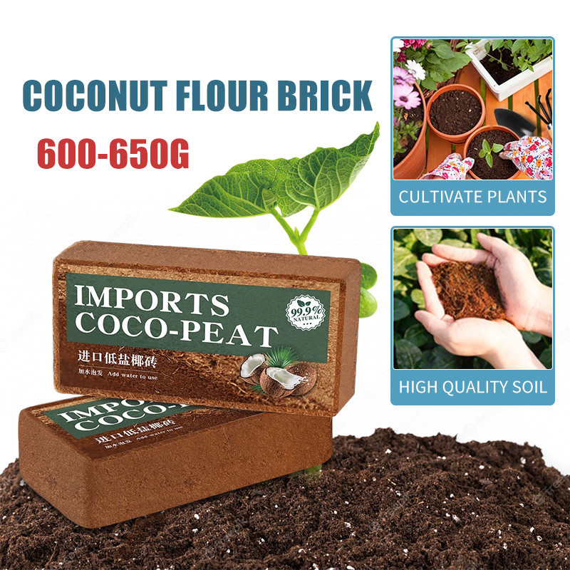 Imported Natural Coco Peat Block Brick - Basic Farm House | Shopee ...