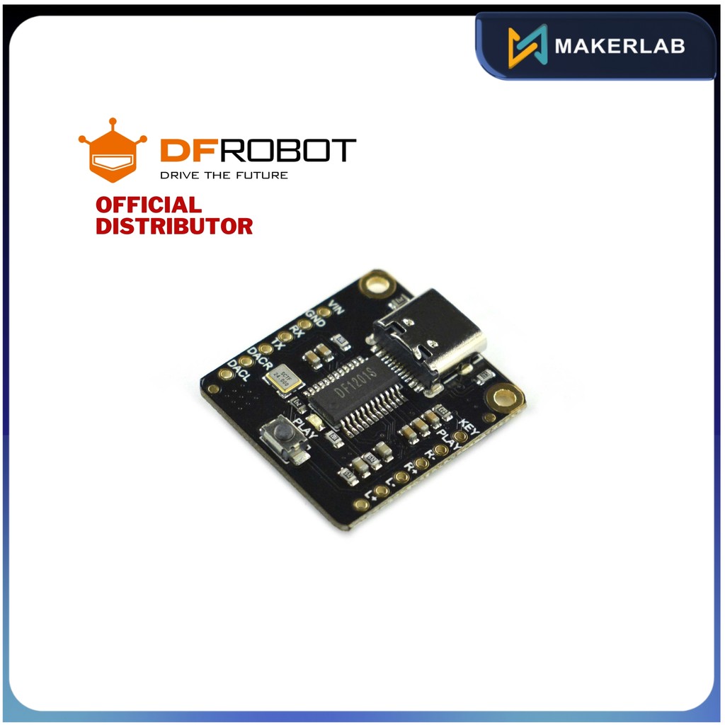 DFRobot Fermion: DFPlayer Pro - A mini MP3 Player with On-board 128MB ...