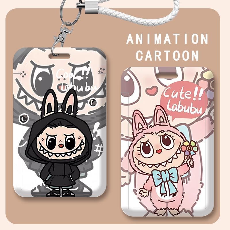 [LABUBU Card Holder] Pop Mart LABUBU Card Holder Student Campus Meal ...