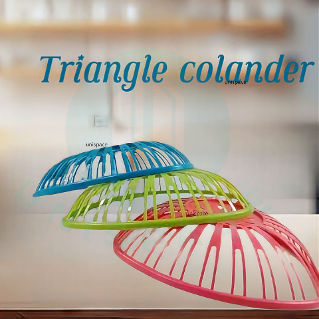 Multifunctional Fish Basket Mesh Tray Triangular Colander Food Strainer ...