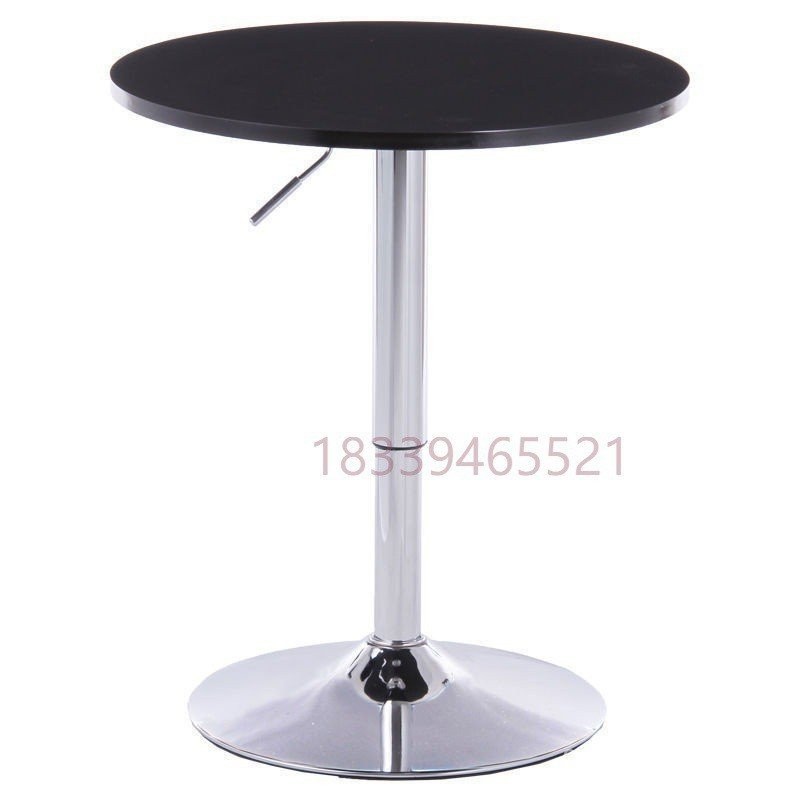 Round Table Small Round Table Rotating Cocktail Round Table Adjustable ...