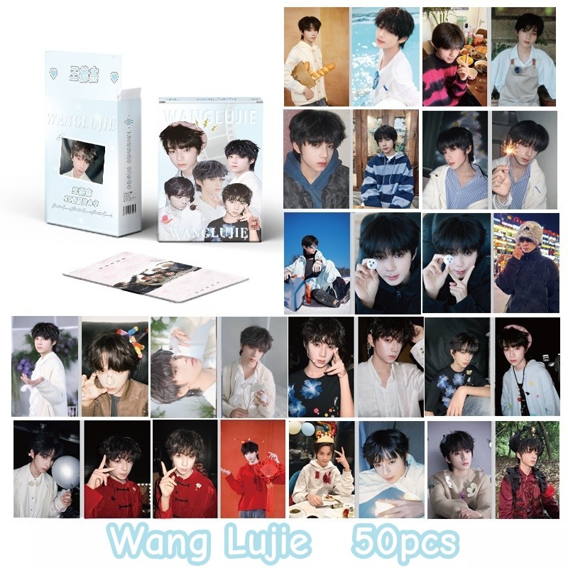 50-55pcs TF Family 4th generation Wang Lujie Hologram Laser Lomo Cards ...