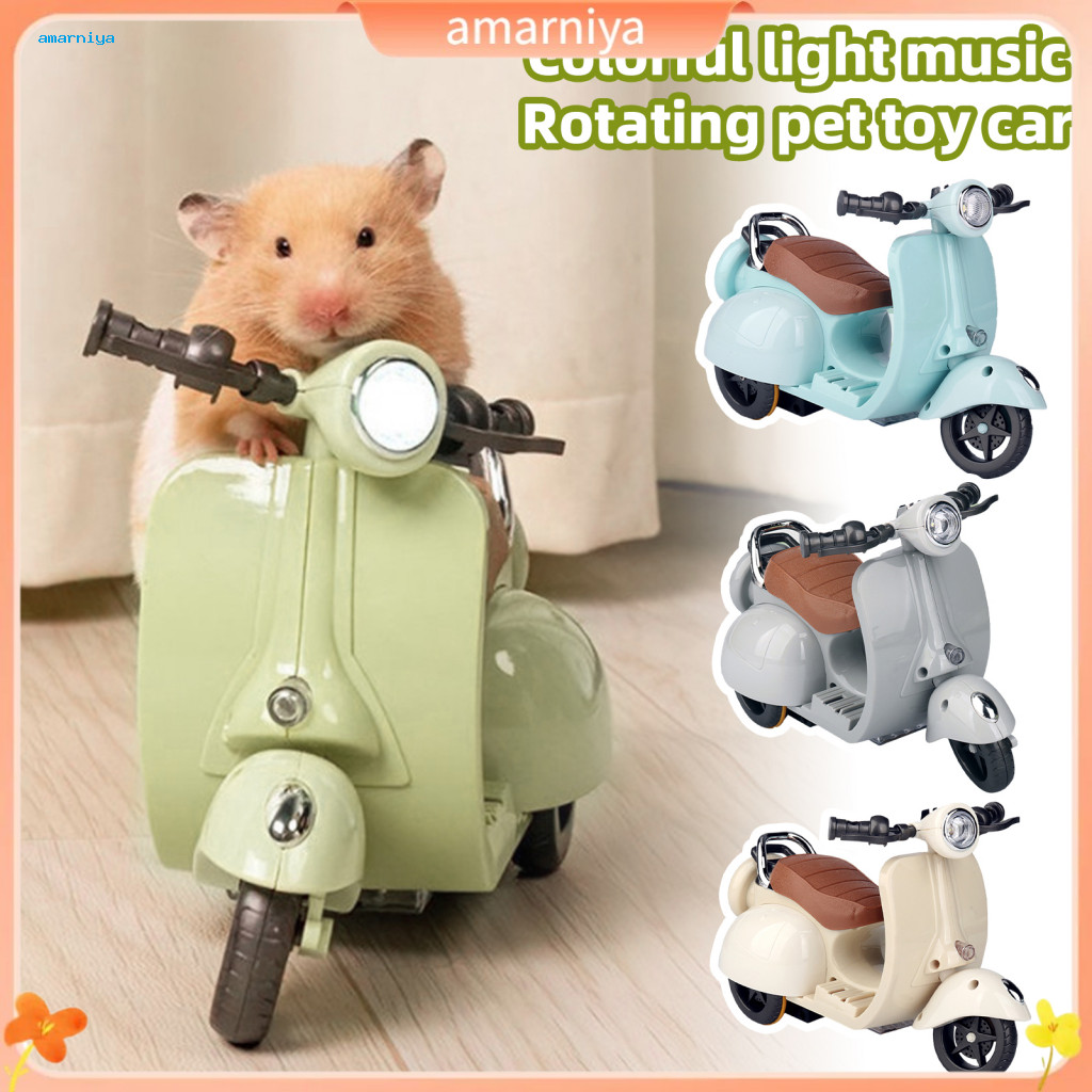 AMAR Rotatable Electric Scooter Toy Interactive Pet Scooter Toy 360 ...