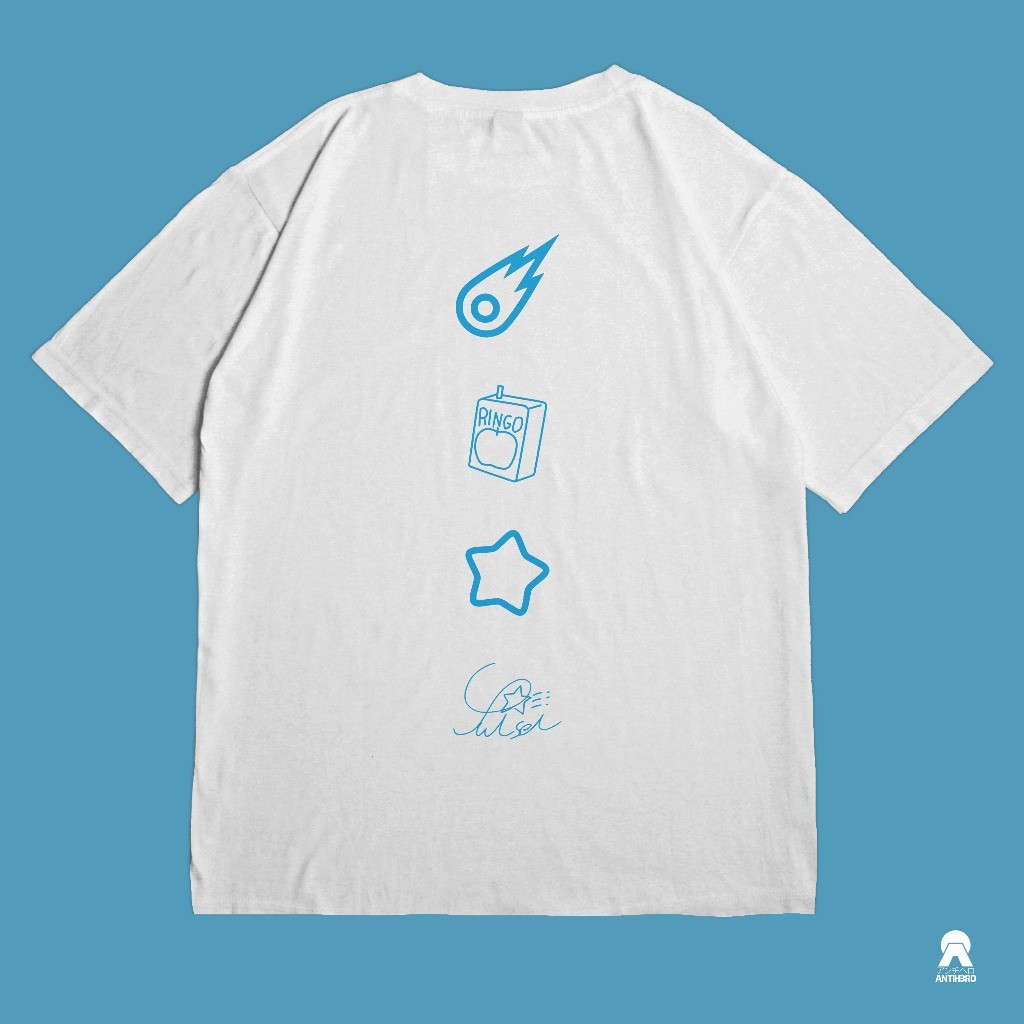 Hoshimachi Suisei Icons Hololive Holo JP Vtuber T-Shirt Cotton Combed ...