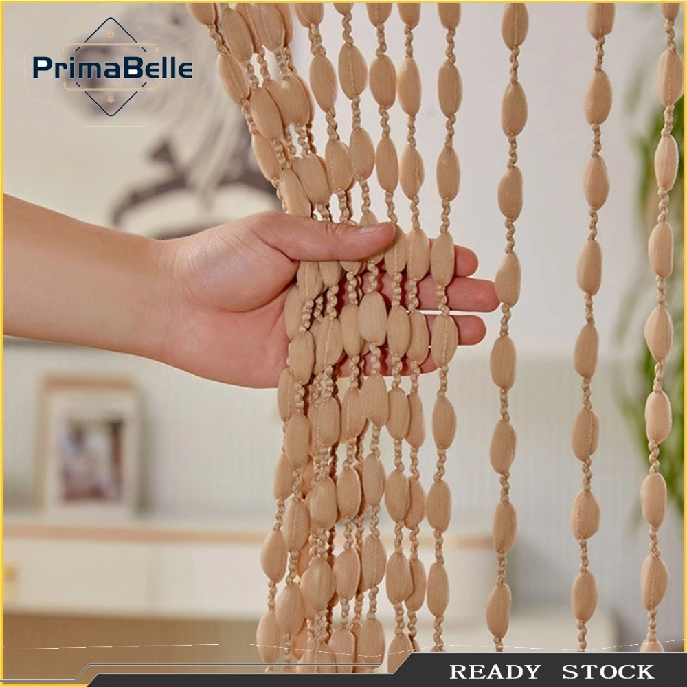 Beaded String Curtain, 1*2M Tassel, Retro Door Curtain Solid Color Home ...