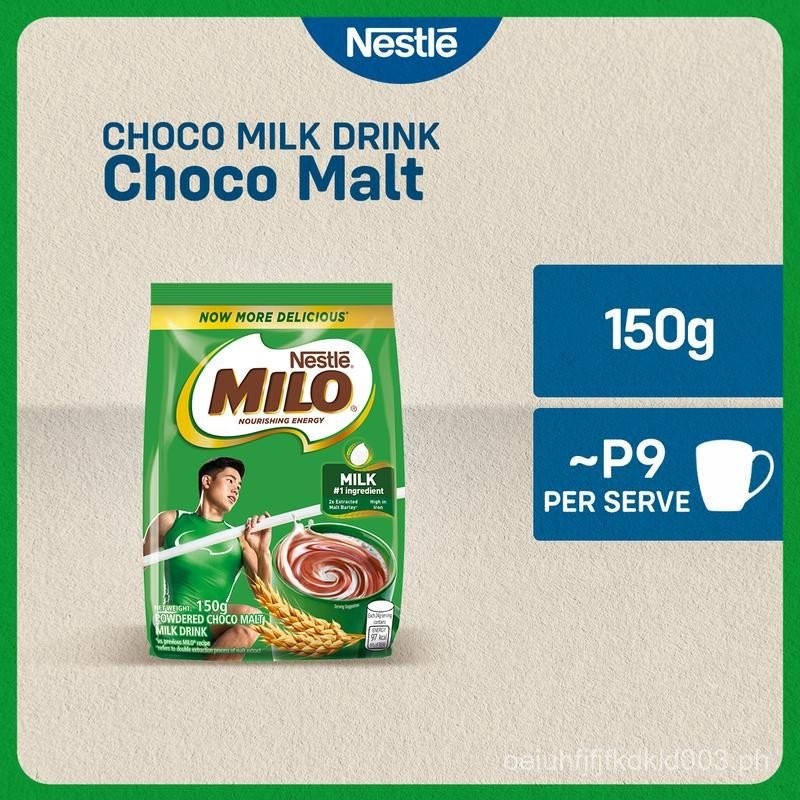 MILO Powdered Choco Malt Milk Drink 150g - With Energy-Releasing ...