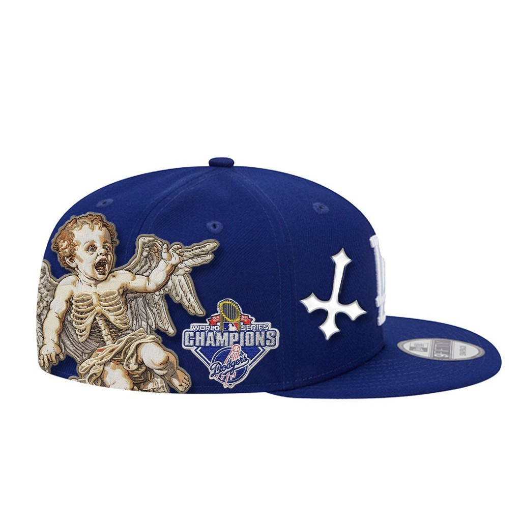 MLB Los Angeles Dodgers City of Angels Fitted Hat Skeleton Angel ...
