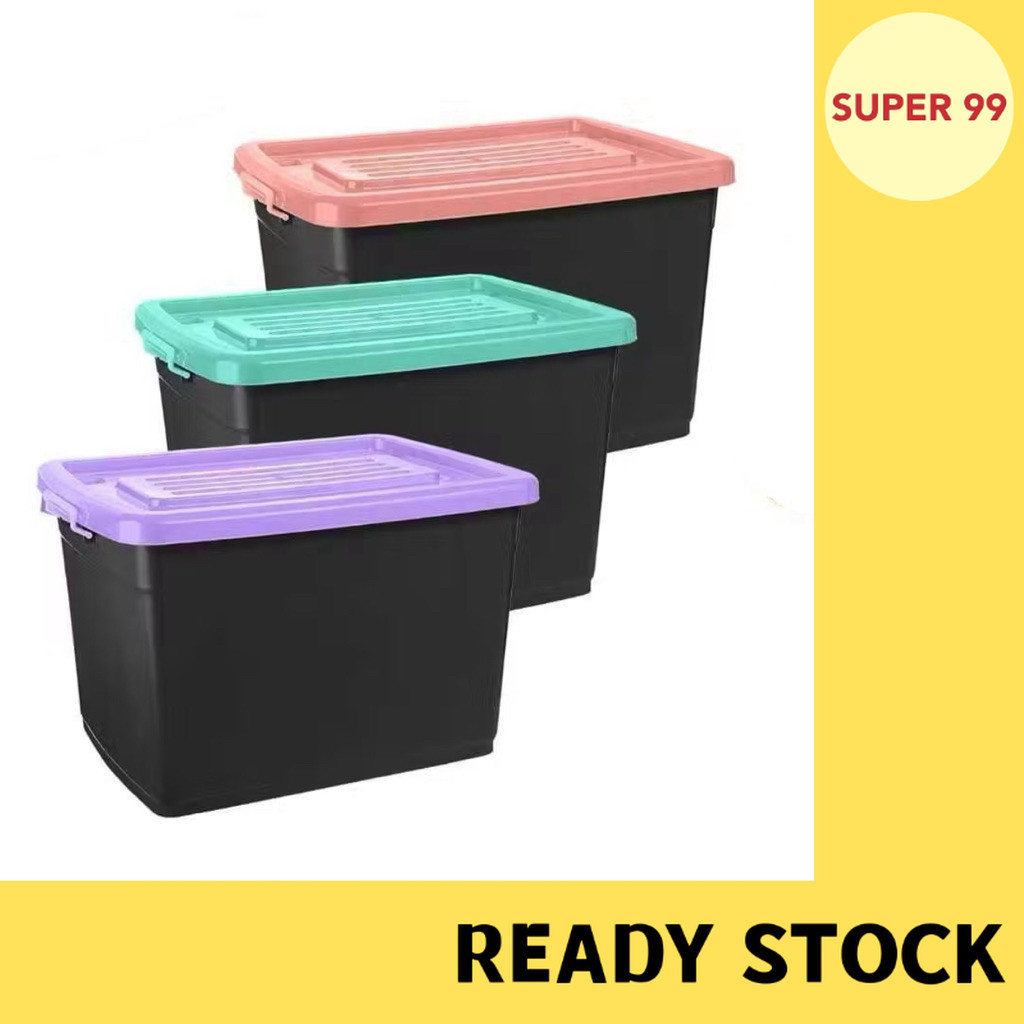 (115L) CENTURY Storage Box With Wheel Box Roller Big Box Kotak ...