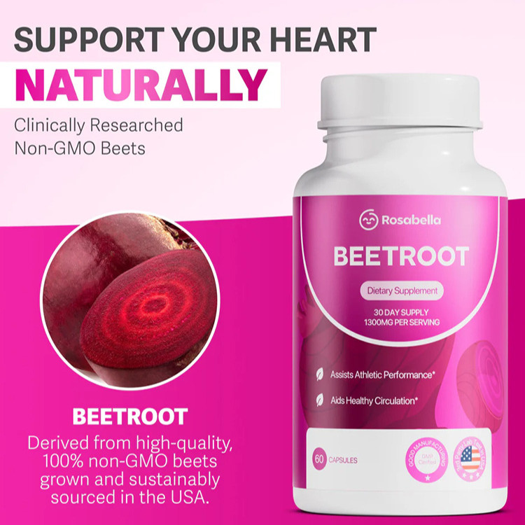 【Rich in vitamins/antioxidants】Mga Kapsul ng Beetroot/Palakasin ang ...