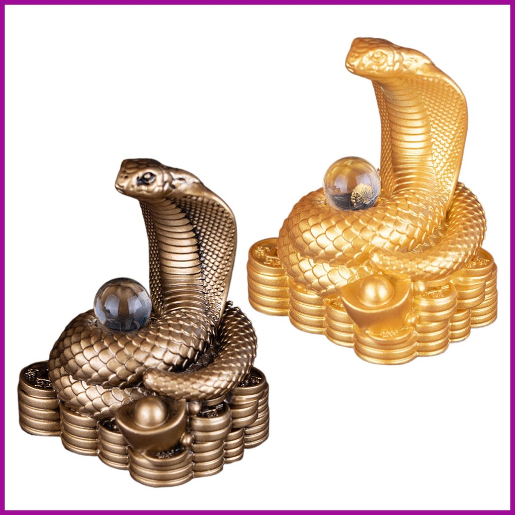 2025 Year Of The Snake Statue 2025 Desk Fortune Figurine Figurines ...