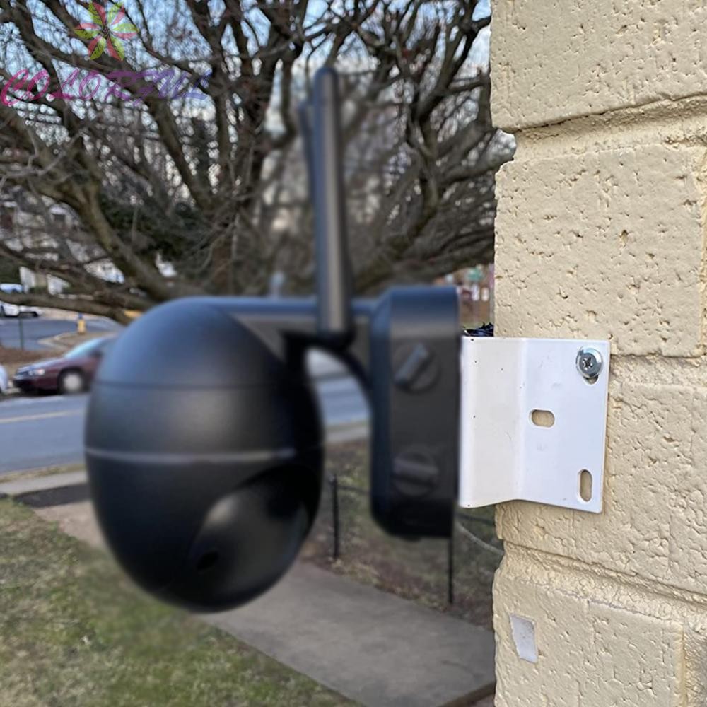 【COLORFUL】Metal Corner Bracket for CCTV Cameras 90 Degree Wall Mount ...