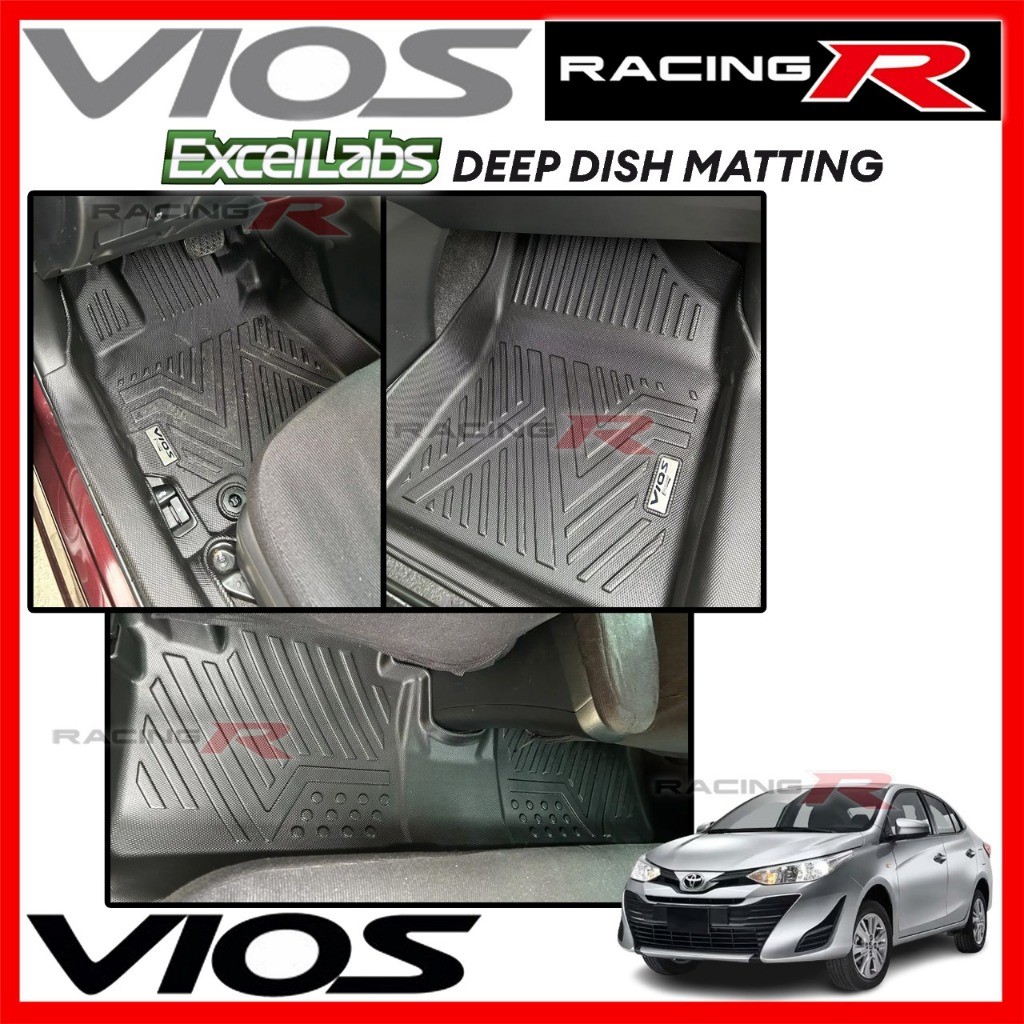 Toyota Vios 2014 to 2025 OEM / EXCELLENT Deep Dish Matting Thailand ...