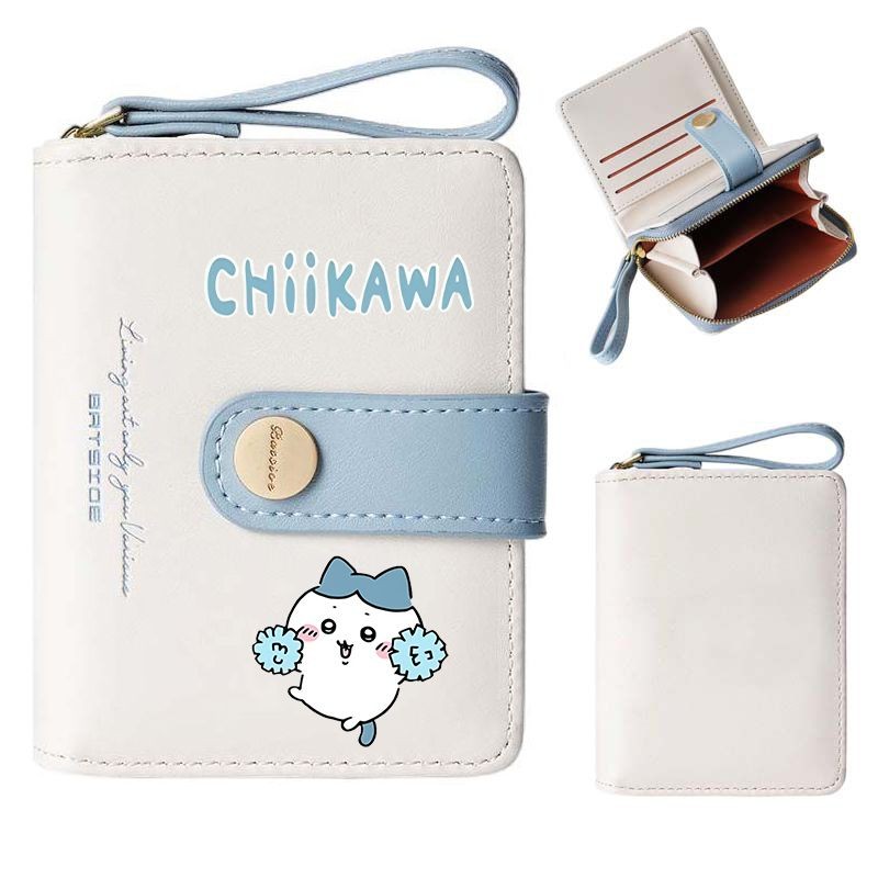 Chiikawa hachiware usagi Wallet Portable Student Coin Purse Two-in-One ...