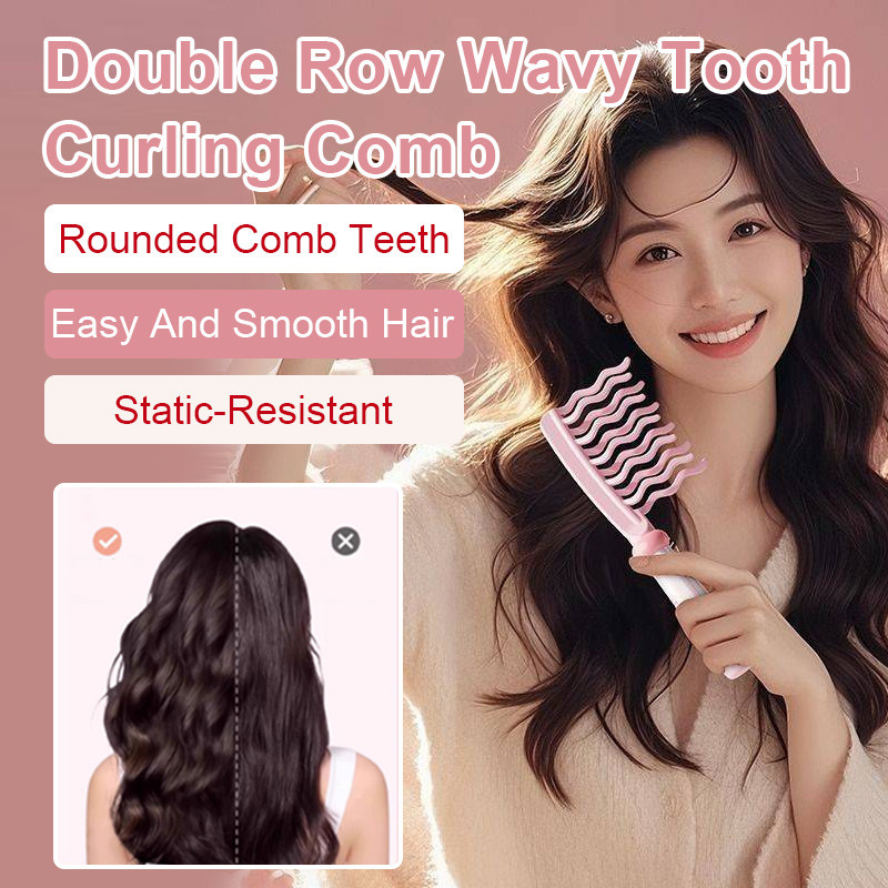 Rounded comb teeth Styling Tools curling iron Cute Removable handle ...