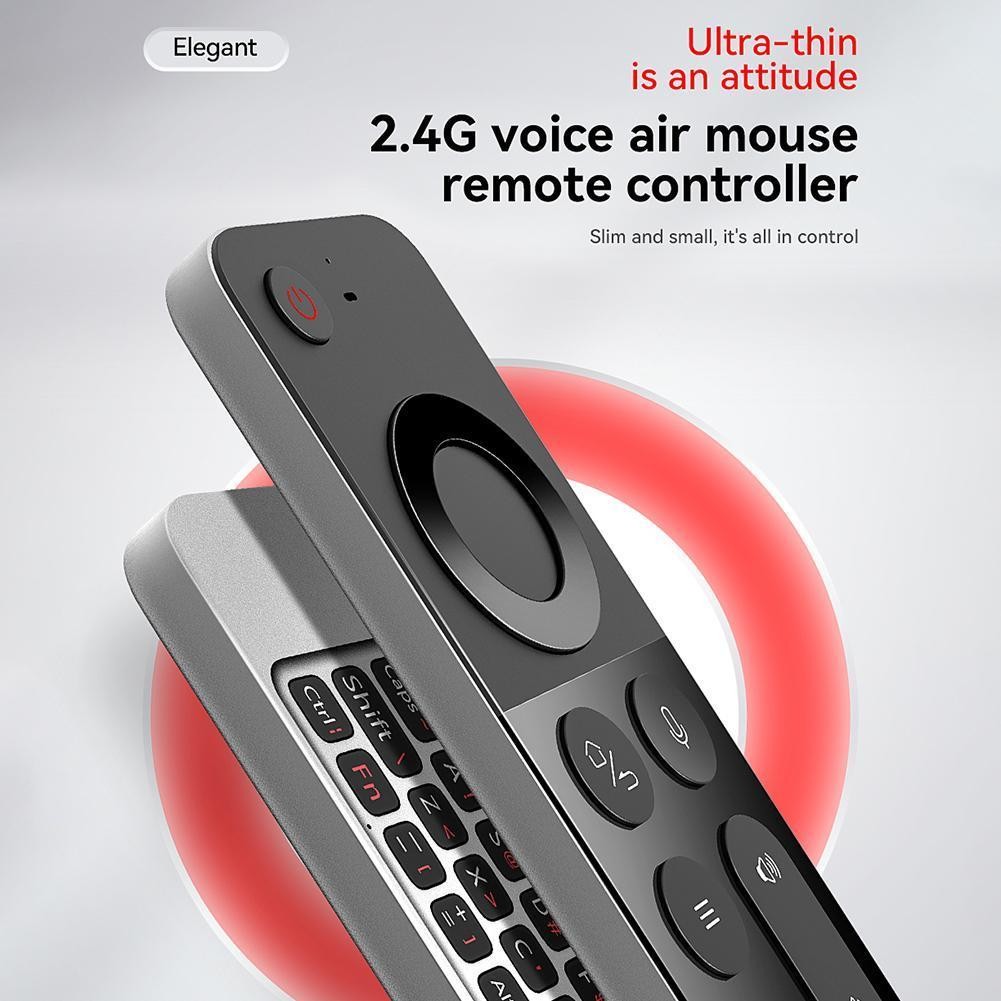 2.4G Wireless Keyboard Air Mouse Remote Control with Infrared Learning ...