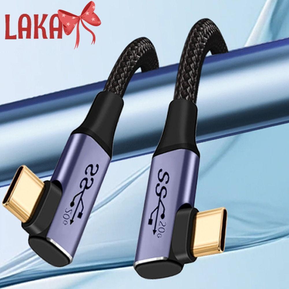 LAKA USB 3.2 Type-C Gen 2 Cable, PD 100W 20Gbps Fast Charging Line ...
