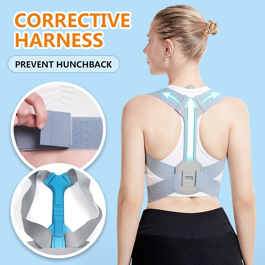Adjustable Back Supporter Posture Corrector Back Brace Posture ...