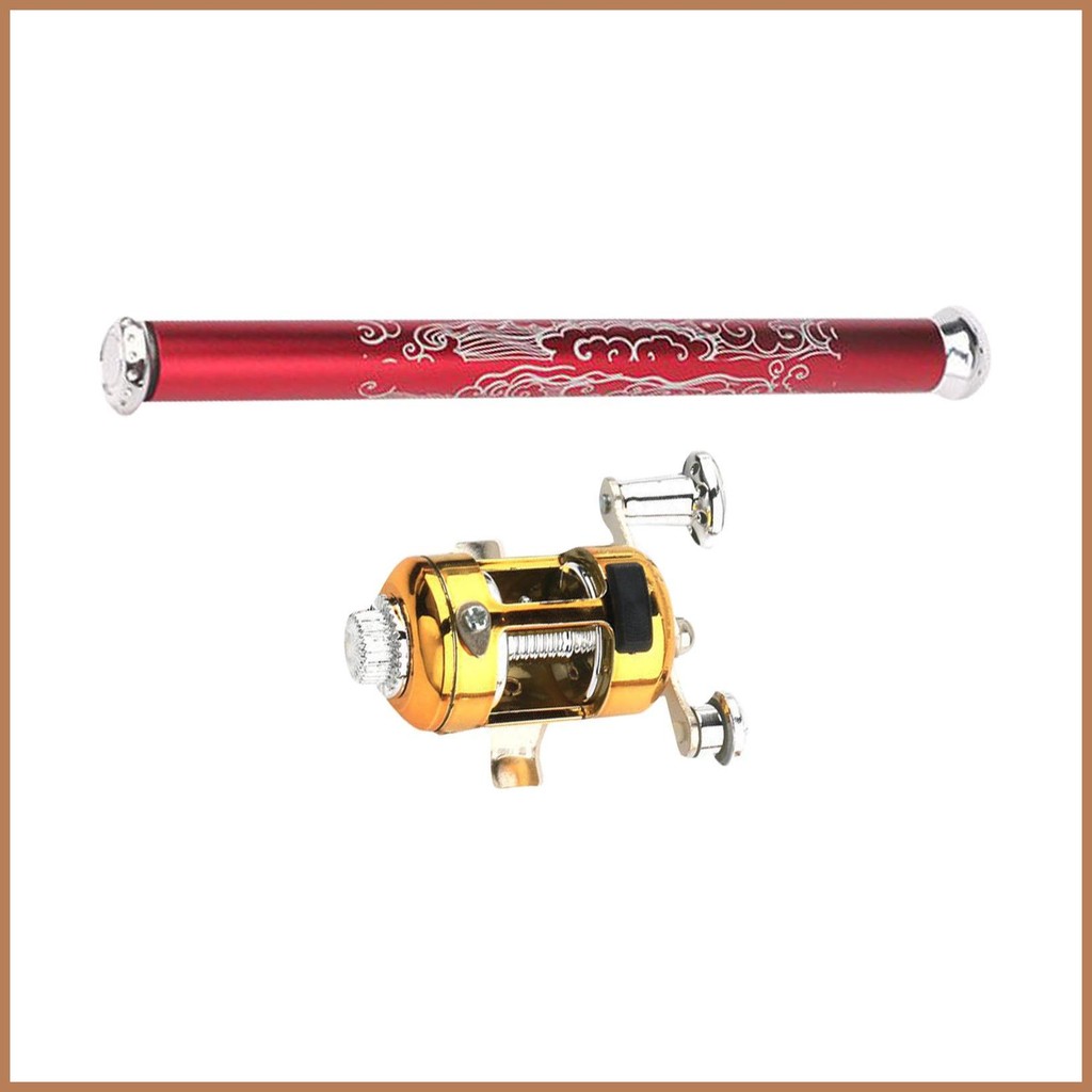Pen Fishing Rod Small Telescoping Pocket Rod Pen Folding Trolling ...