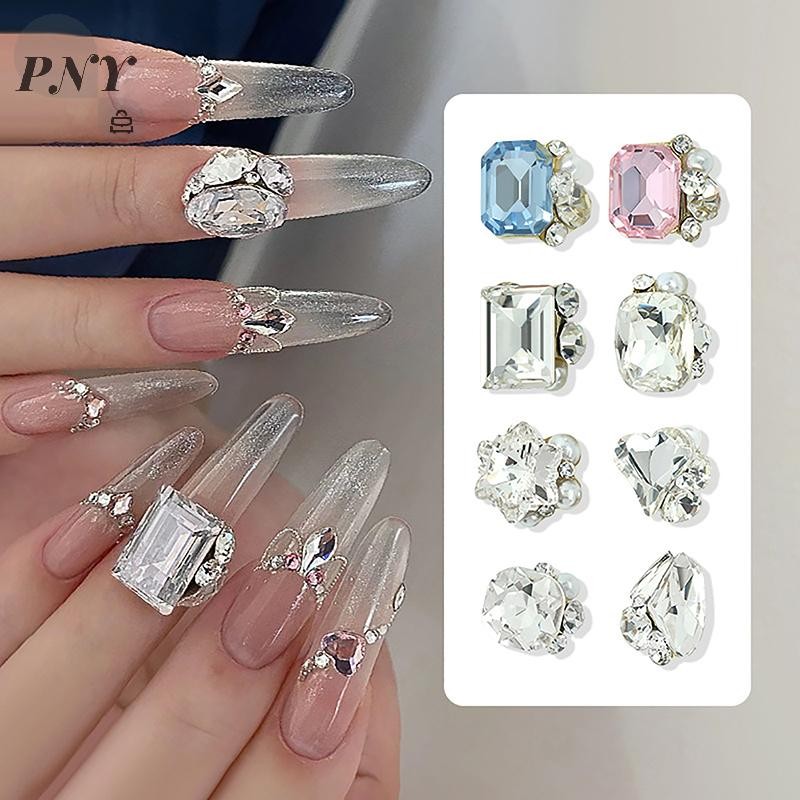 CBS 10Pcs/lot Nail Ch Jewelry Nail Parts Gems Stones Crystal ...