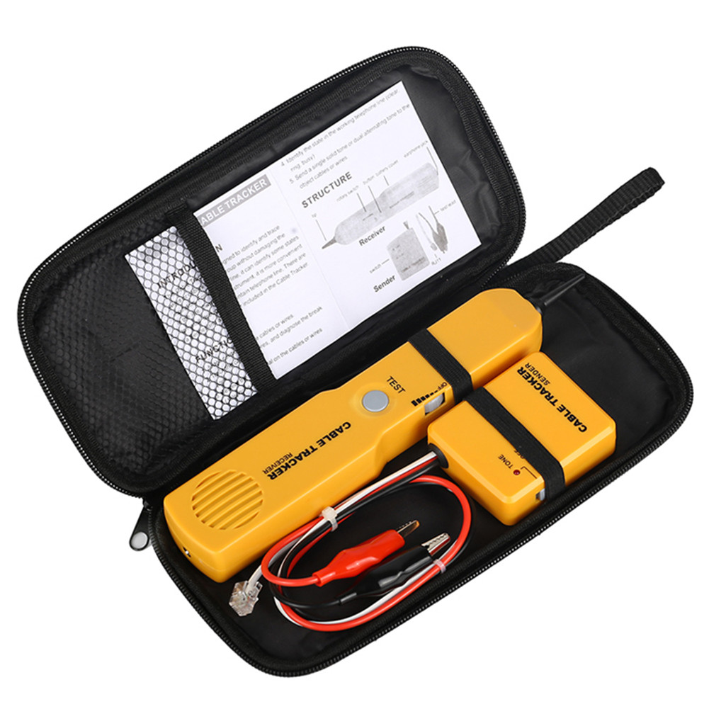 Line Finder Tracer Network Telephone Wire Cable Tester Toner Tracker ...