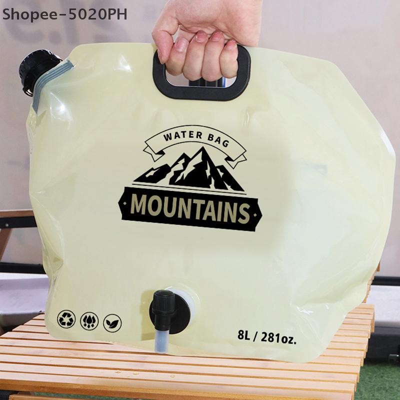 # Hardware # Portable Water Bag With Faucet For Camping Folding Water ...