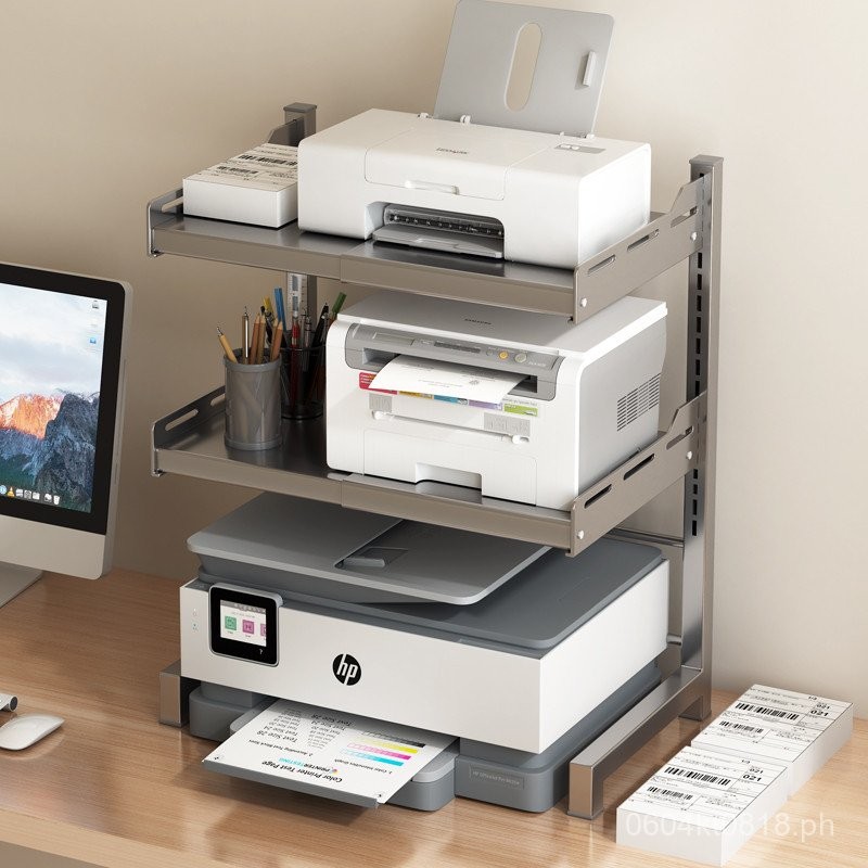 Compact Dot Matrix Office Desk Printer Copier Storage Adjustable Main ...