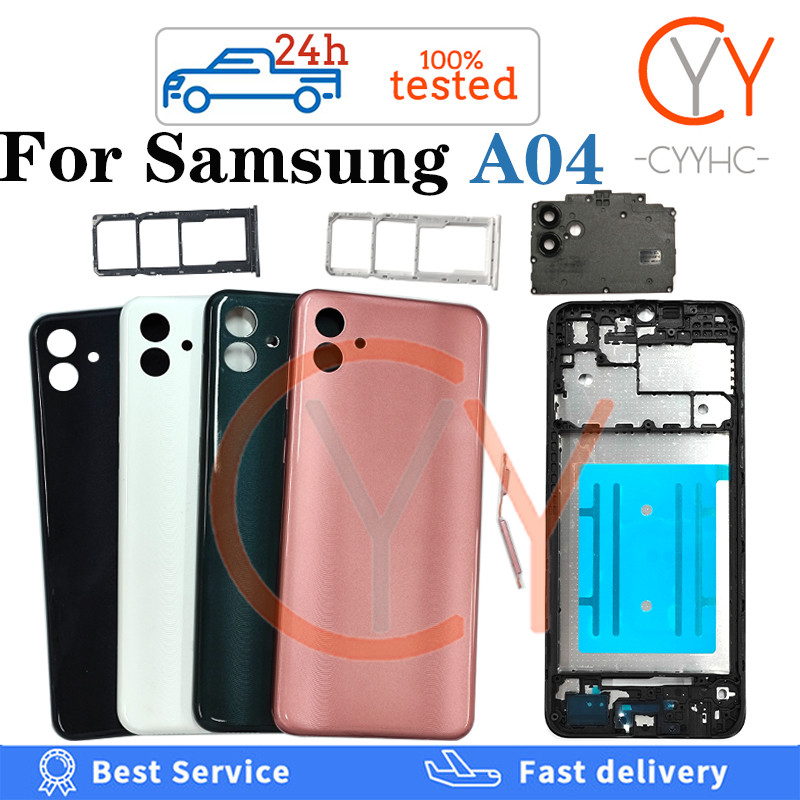 For Samsung Galaxy A04 A045 back cover Battery Housingr Volume Button ...