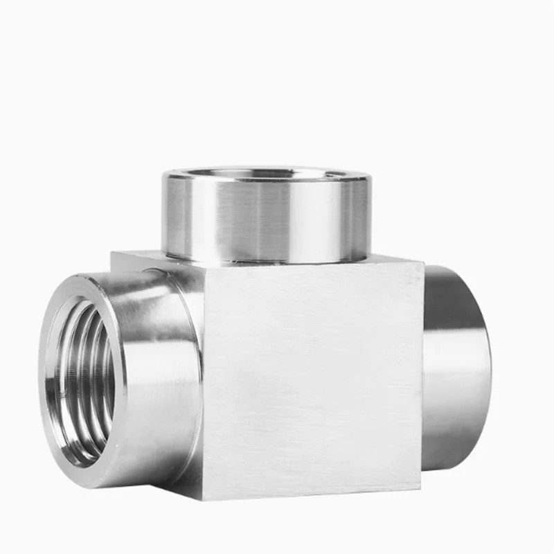 Tee Fitting 304 Stainless Steel | BSP NPT Metric Female Thread 1/8'' to ...