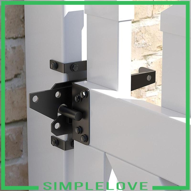 [Simple] Heavy Duty Self Locking Gate Latch Post Mount Easy to Install ...
