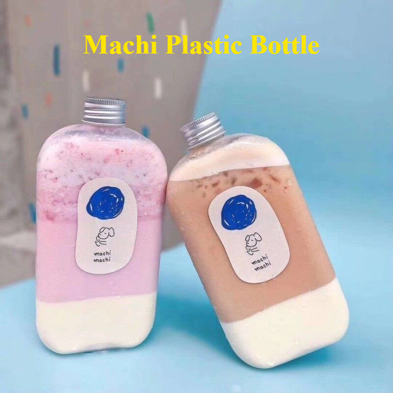 Machi Plastic Reusable Bottle 400ML Capacity with Aluminum Cap for ...