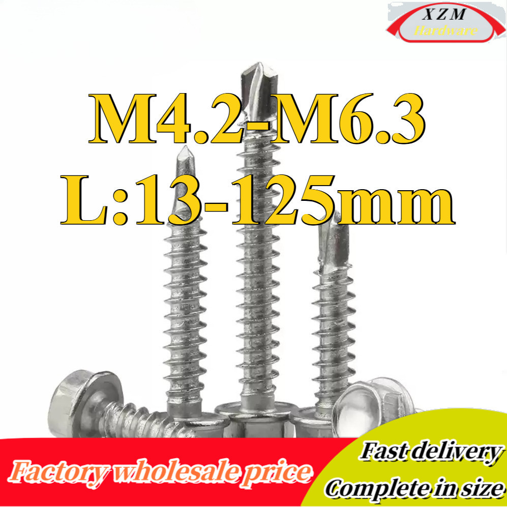 Tex Screw For Metal Per Box Self Drilling Screw Stainless 410 M4.2/M4.8 ...