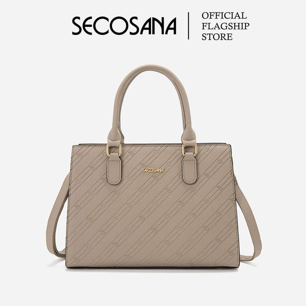SECOSANA Dapple Monogram Shoulder Bag | Shopee Philippines