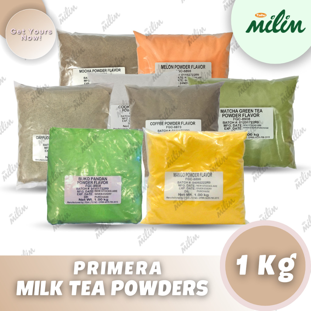 Primera Powder (1 kg) Shake Powder/ Milk Tea Frappe/ Flavor Powder ...
