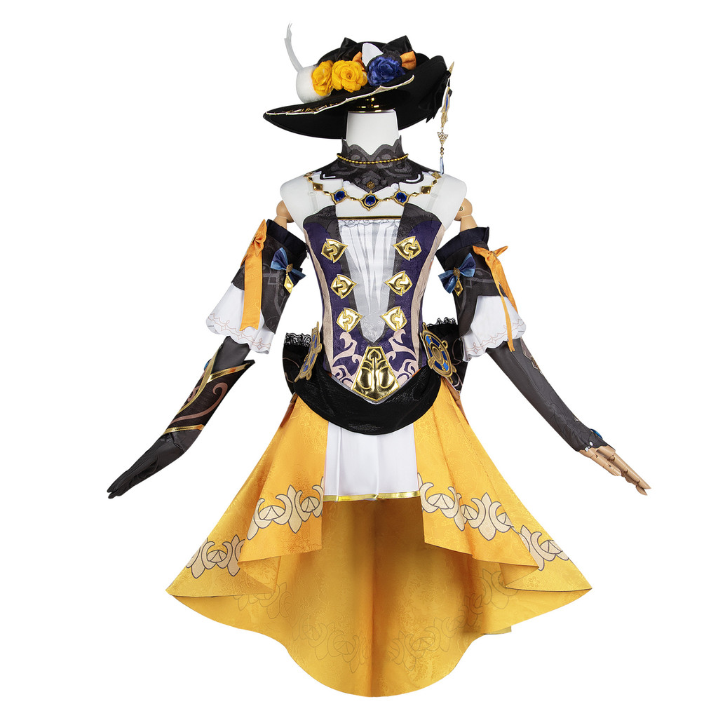 Game Genshin Kaede Danming Flower Genshin Impact Navia Caspar cosplay ...
