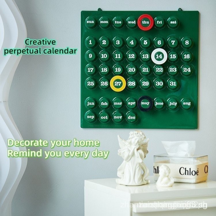 Medieval Calendar Ringadate Vintage Calendar Creative Wall Decoration ...